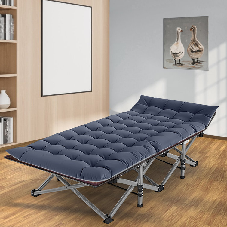 JTANGL Portable Travel Camp Cots With Pearl Cotton Pad For Home/Office ...
