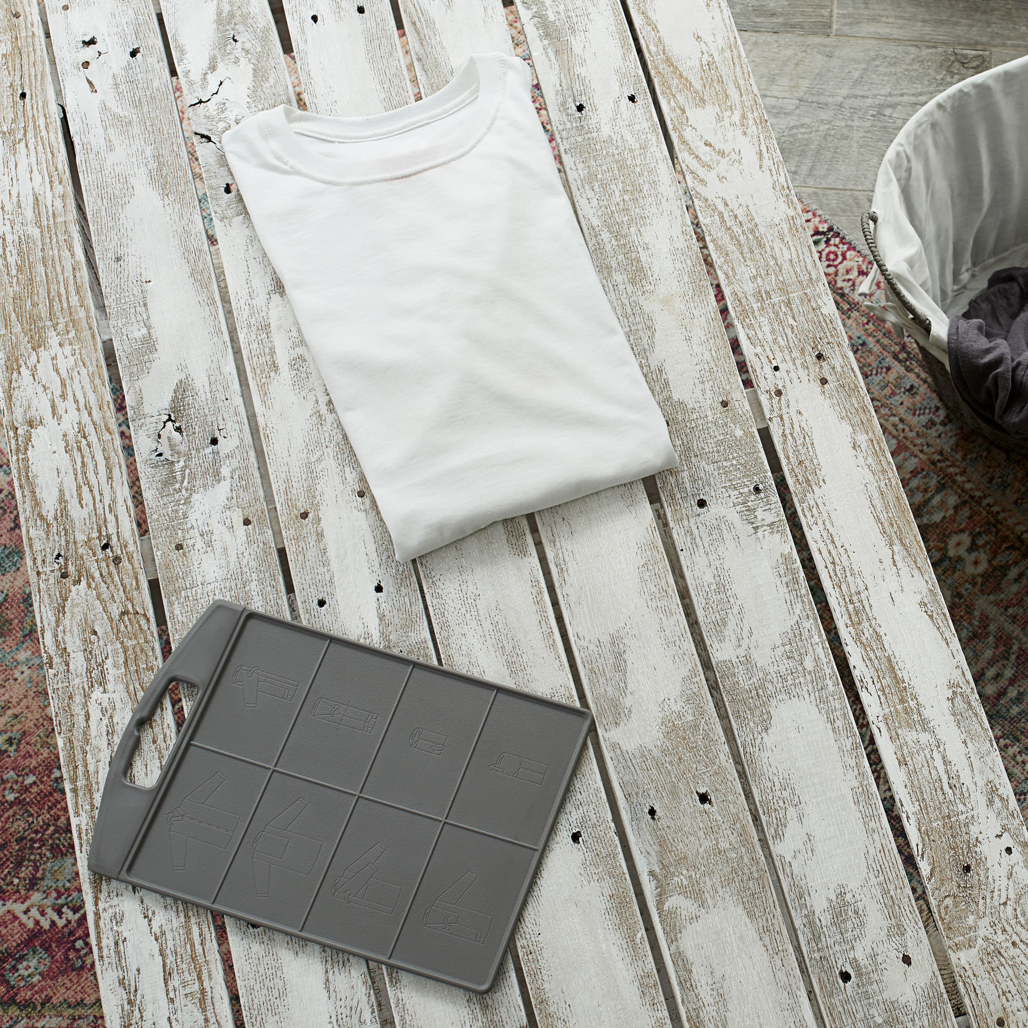 Household Essentials Shirt Folding Board for Laundry Room Organizer ...