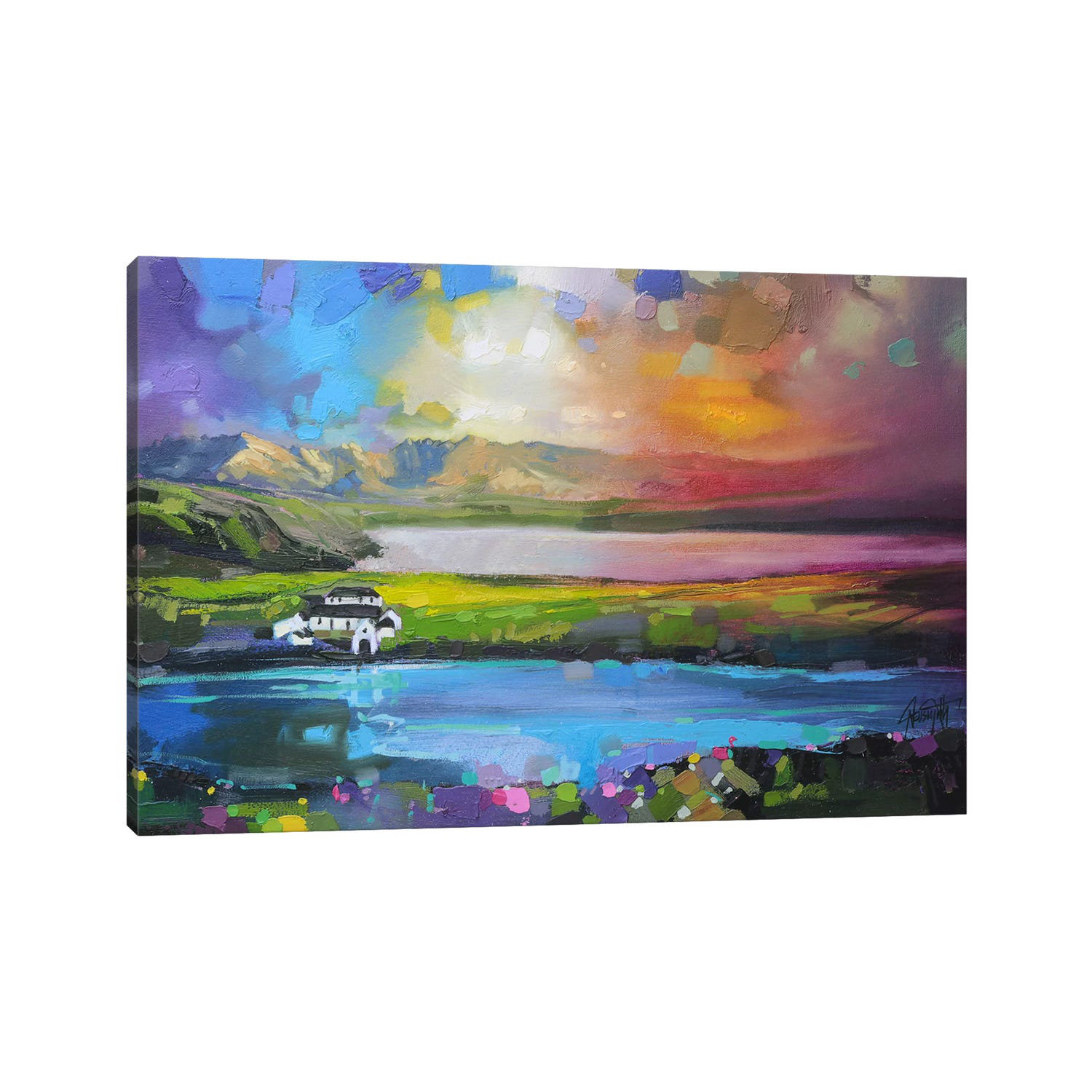 Langley Street Gesto Farm Skye by Scott Naismith - Wrapped Canvas ...