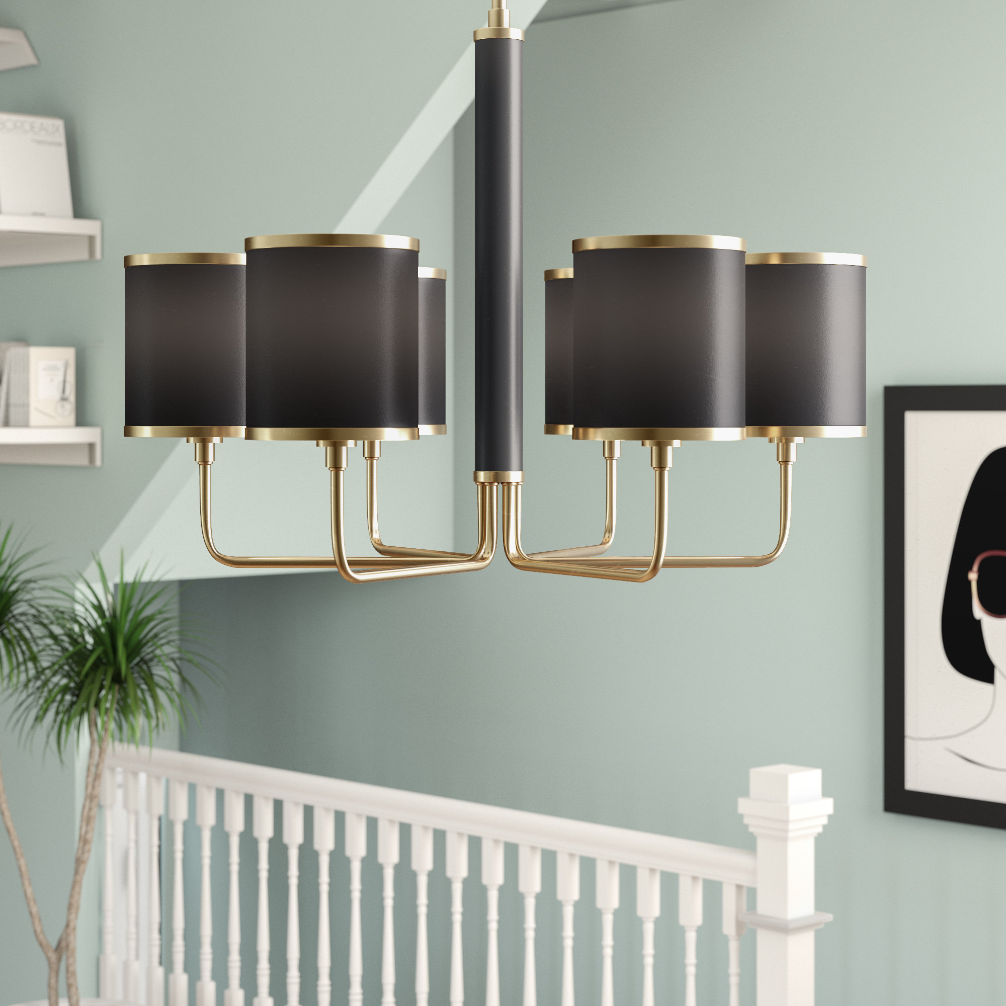Trule Moffett 6 - Light Classic / Traditional Chandelier | Wayfair