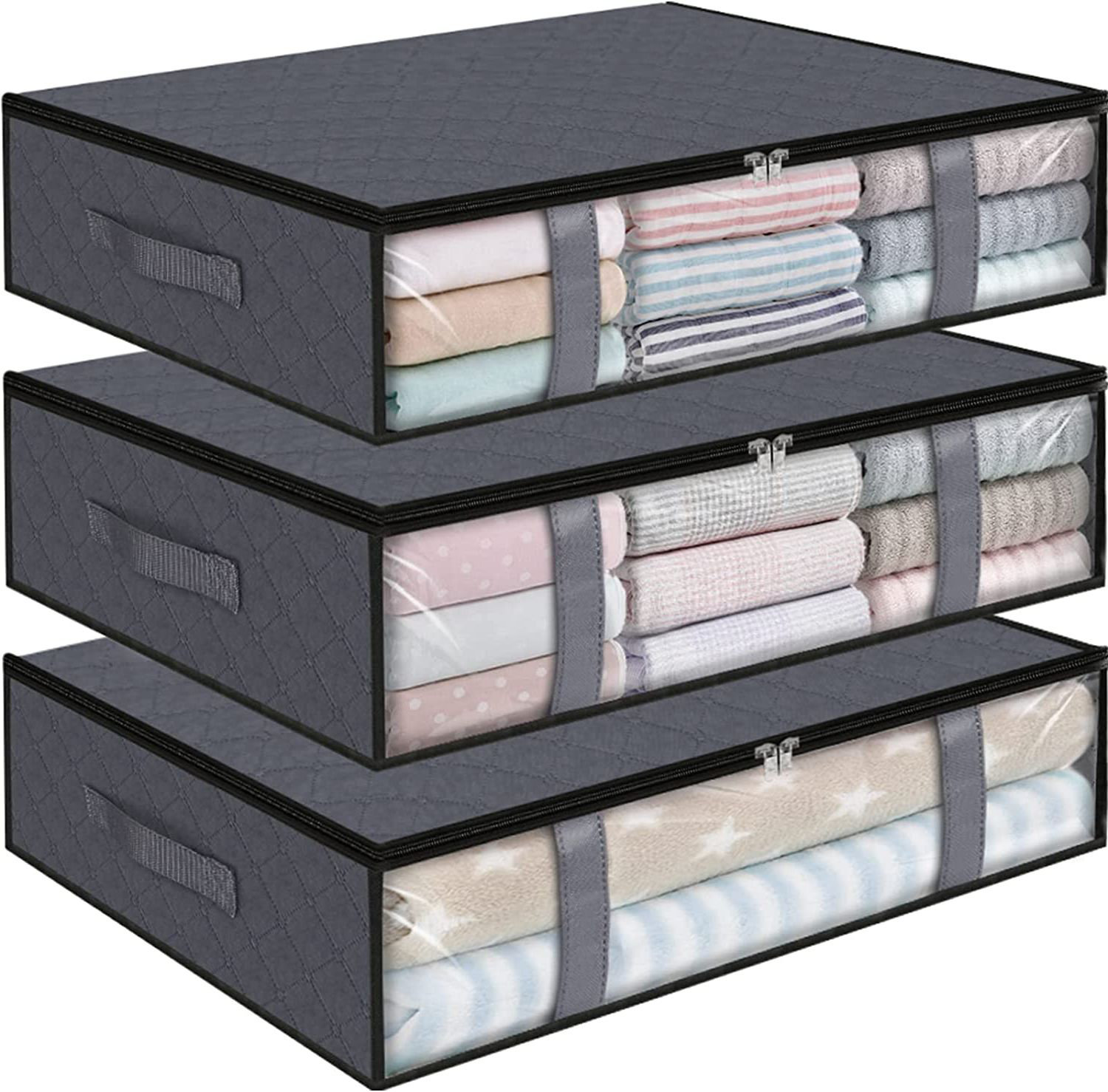 Latitude Run® Fabric Under Bed Storage Set | Wayfair