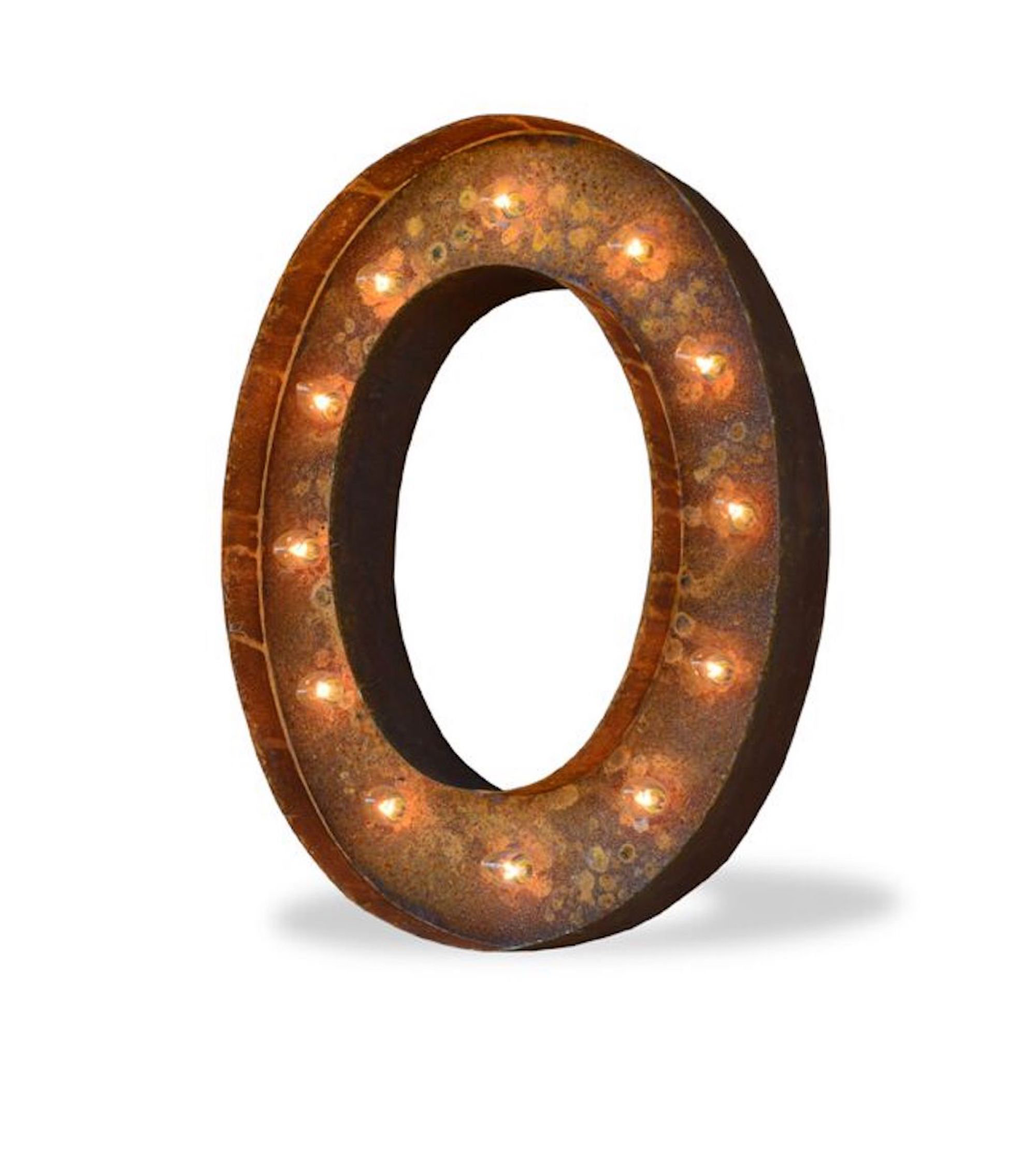 Williston Forge Number Steel Marquee Sign Wall Décor | Wayfair