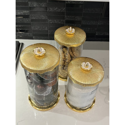 Bayswater Designs Fancy Bundle 3 Piece Kitchen Canister Set | Wayfair