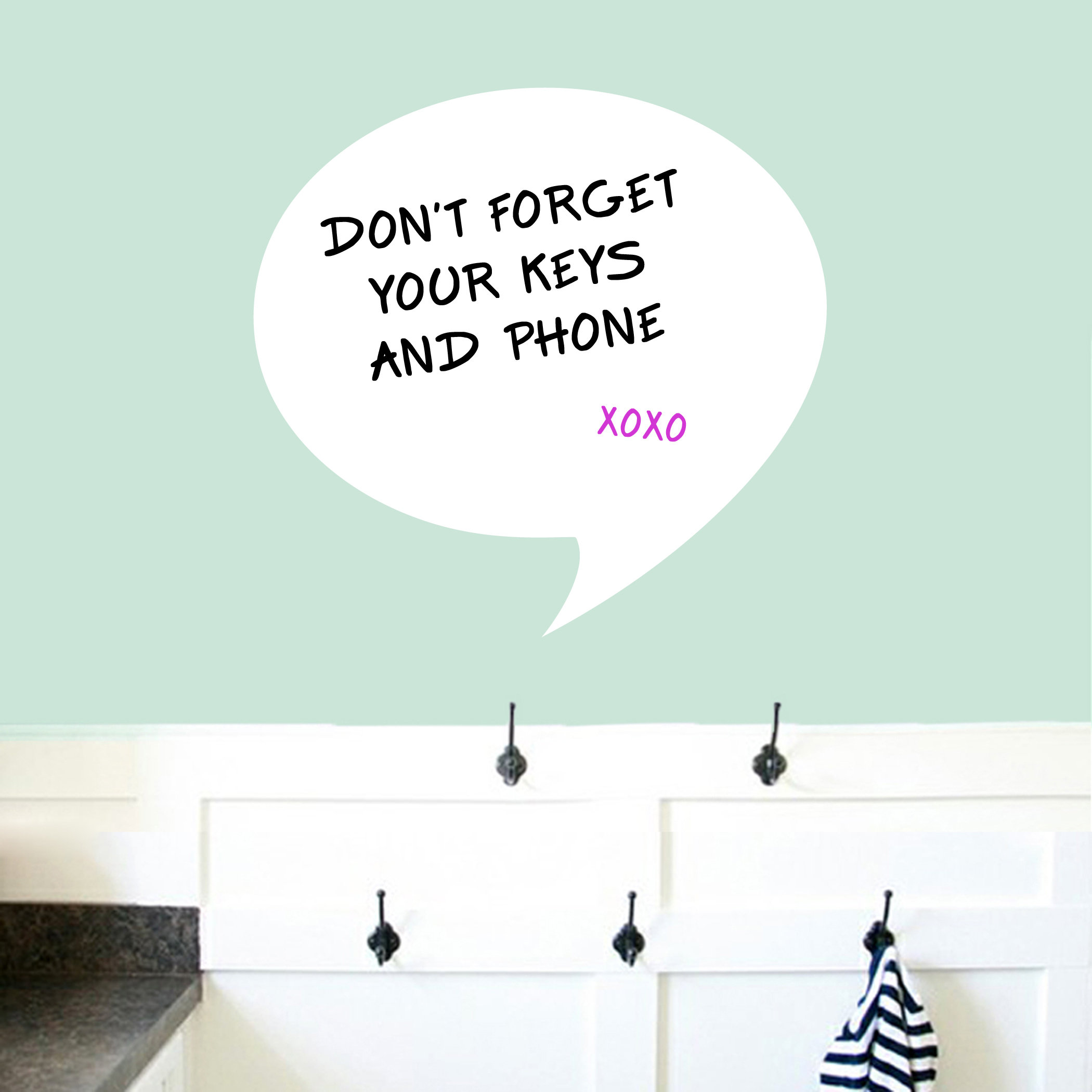 SweetumsWallDecals Dry Erase Word Bubble Whiteboard Wall Decal | Wayfair