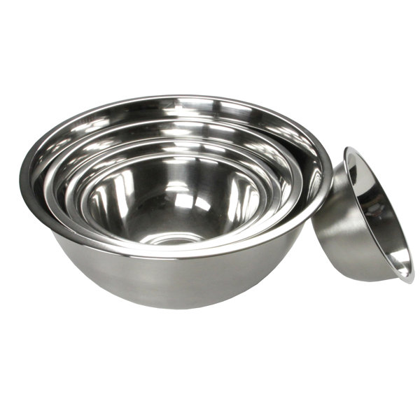 Chef Craft 5-Piece Stainless Steel Mixing Bowl Set & Reviews | Wayfair