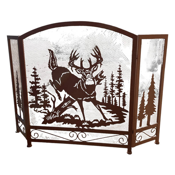 Millwood Pines Sharma Deer Fireback & Reviews | Wayfair