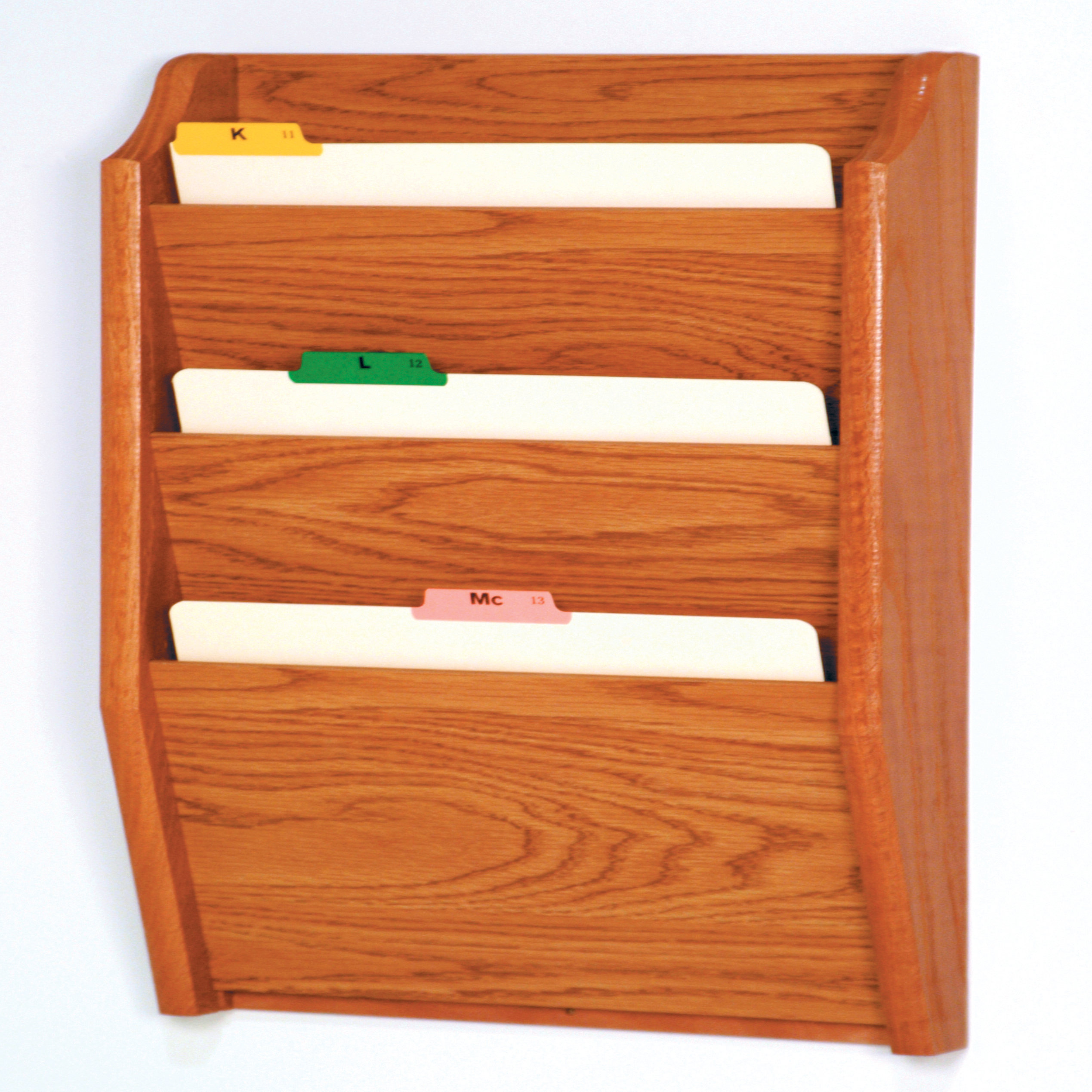 Wooden Mallet Three Pocket Wall Mount File Holder & Reviews | Wayfair