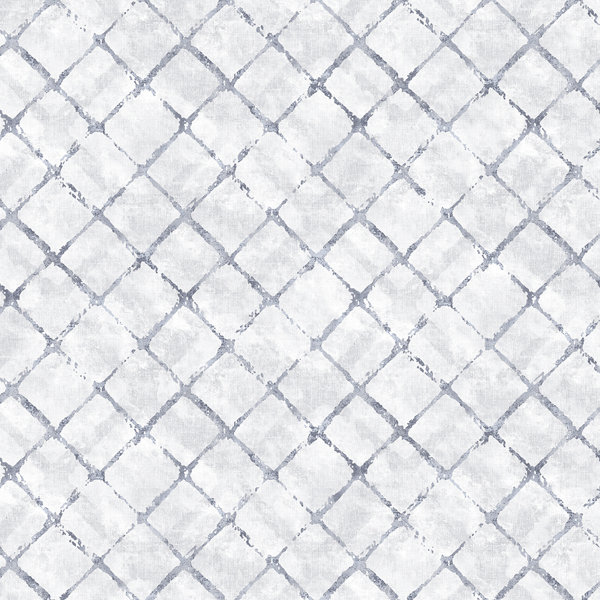 Williston Forge Nystrom Chicken Wire 33' x 20.5" Distressed Wallpaper ...