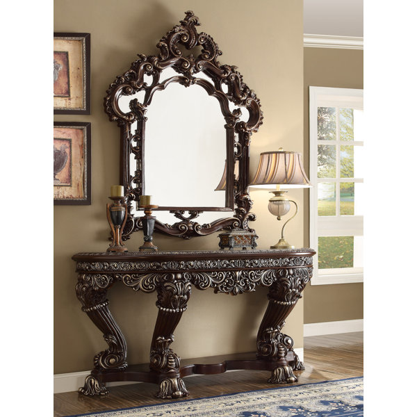 Direct Marketplace 20'' Console Table and Mirror Set | Wayfair