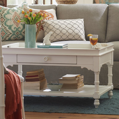 Farmhouse & Rustic White Coffee Tables | Birch Lane