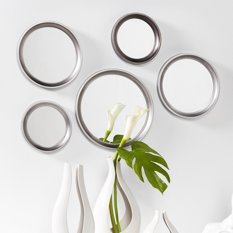Ebern Designs 5 Piece Bedouet Mirror Set & Reviews | Wayfair