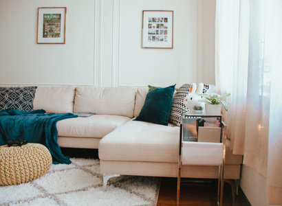 Glam Living Room Design Photo by House of Hampton