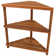 Red Barrel Studio® Turrella Triangular Solid Wood Plant Stand | Wayfair