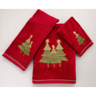 Wayfair | Christmas Bath & Hand Towels You'll Love in 2022