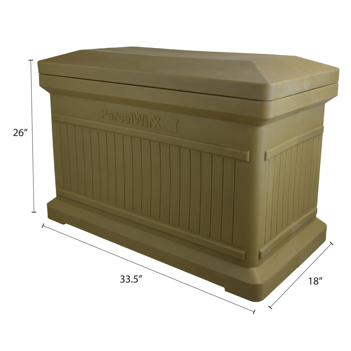 RTS Companies RTS Home Accents Horizontal Large Plastic Package Drop ...