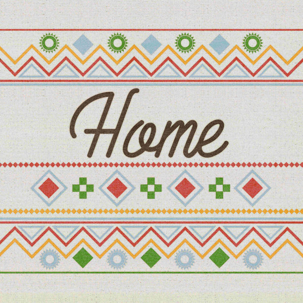 Union Rustic Aztec Pattern Home - Wrapped Canvas Print | Wayfair