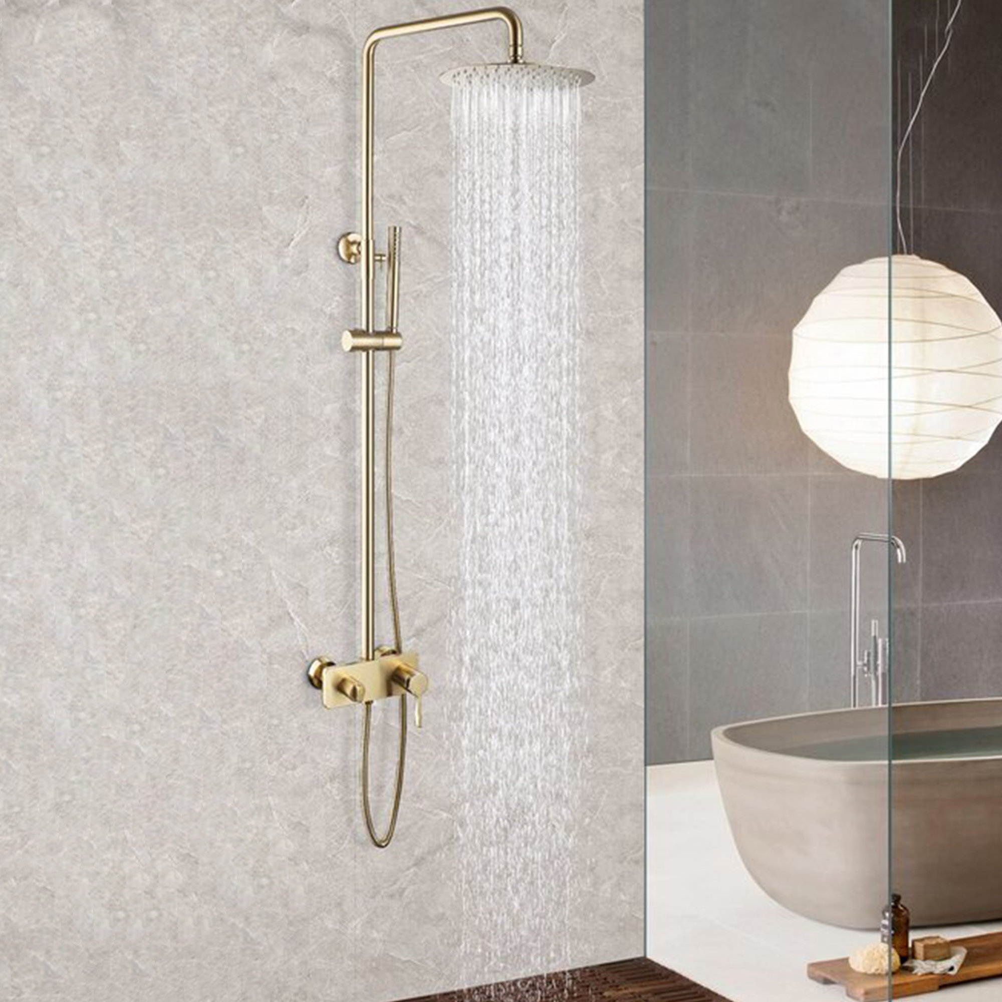 Inhouse Newly Design Complete Shower System with Rough in Valve | Wayfair