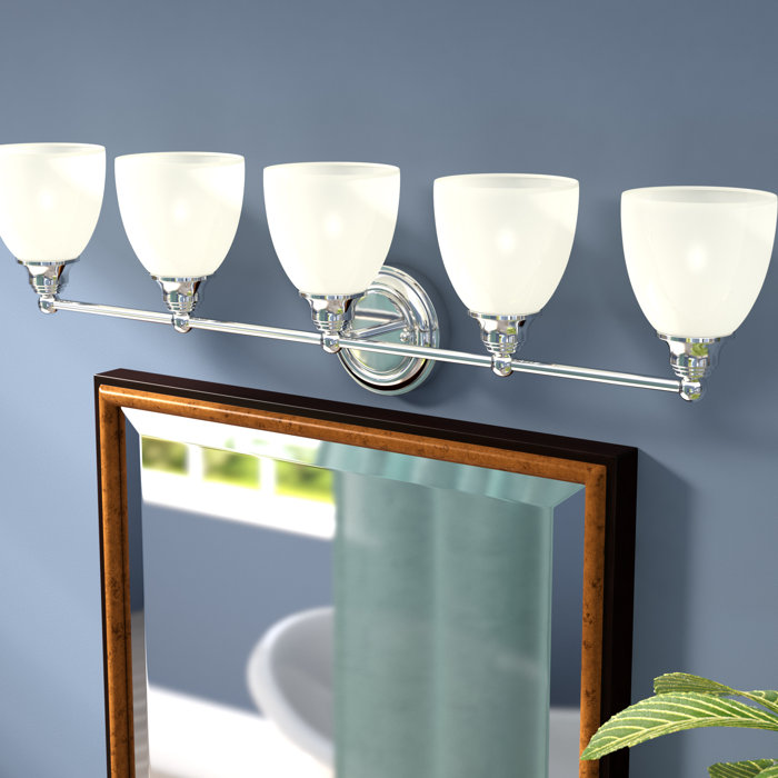 Lark Manor Mayday 5 - Light Dimmable Vanity Light & Reviews | Wayfair
