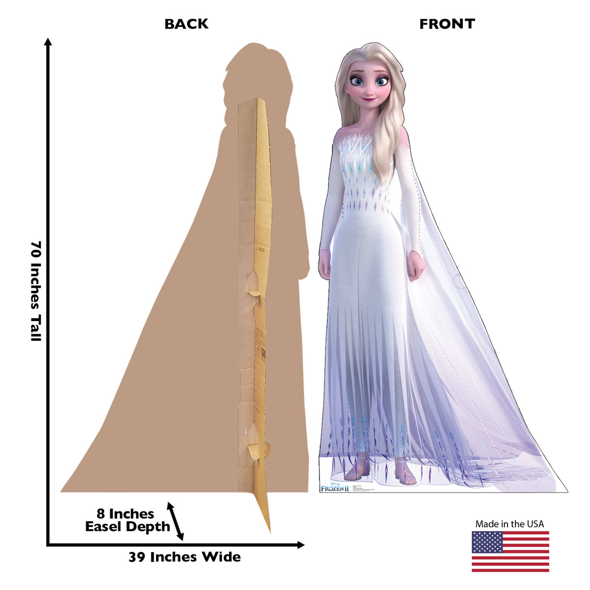 Advanced Graphics Elsa Cardboard Standup | Wayfair