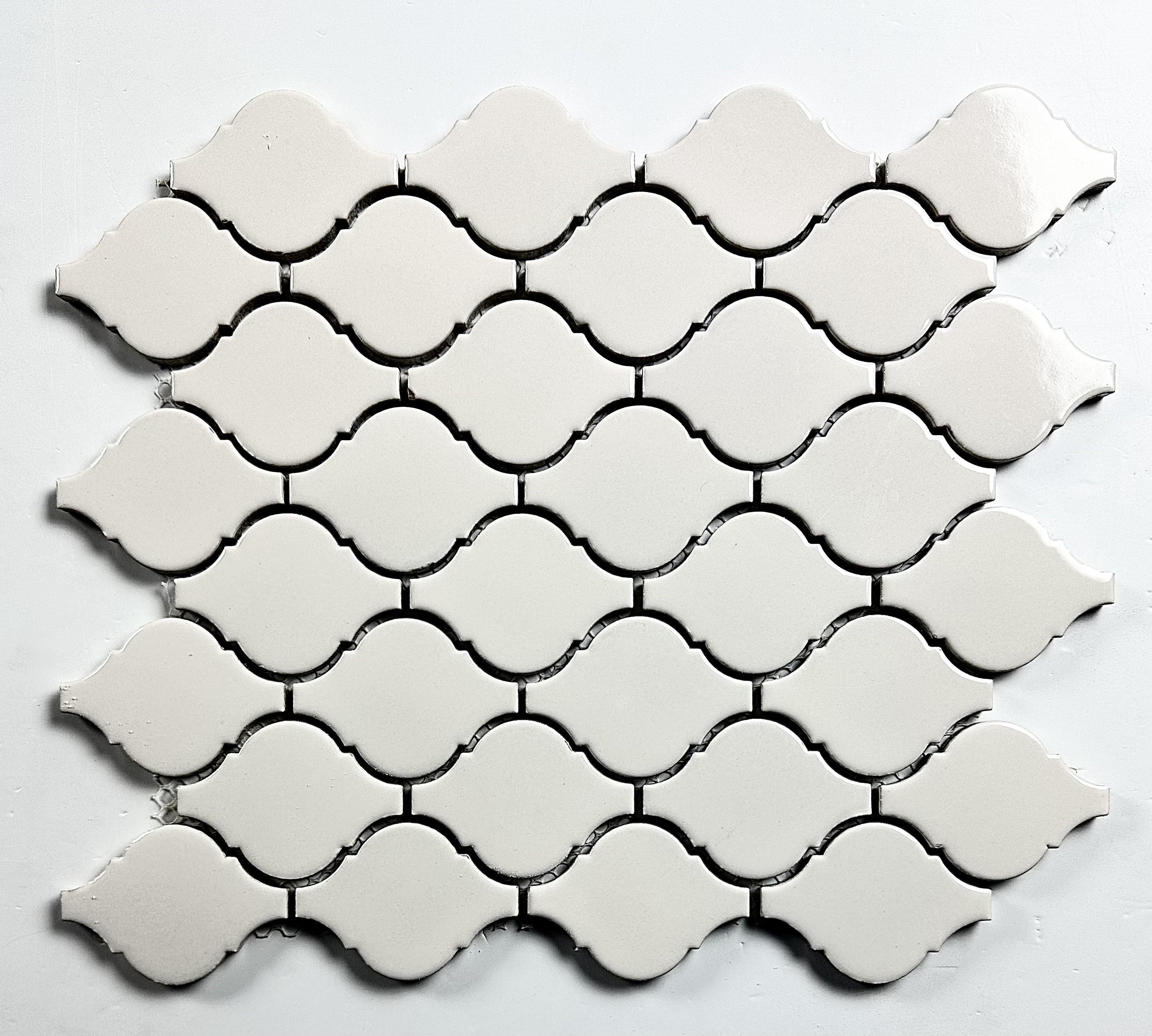 Abolos Monet 2" x 2" Porcelain Arabesque Mosaic Wall & Floor Tile | Wayfair