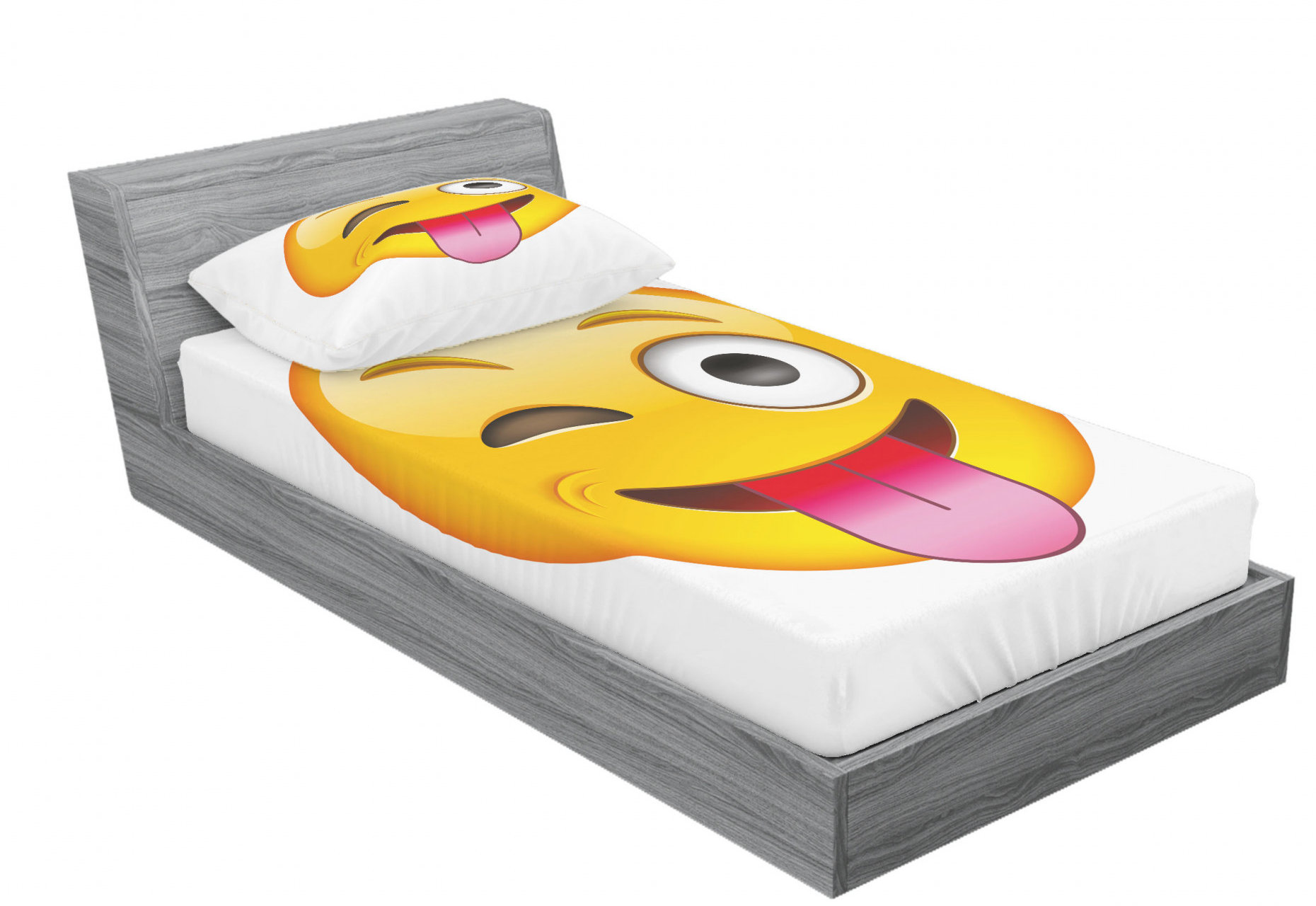 East Urban Home Cartoon Like Technologic Smiley Flirty Sarcastic Happy ...