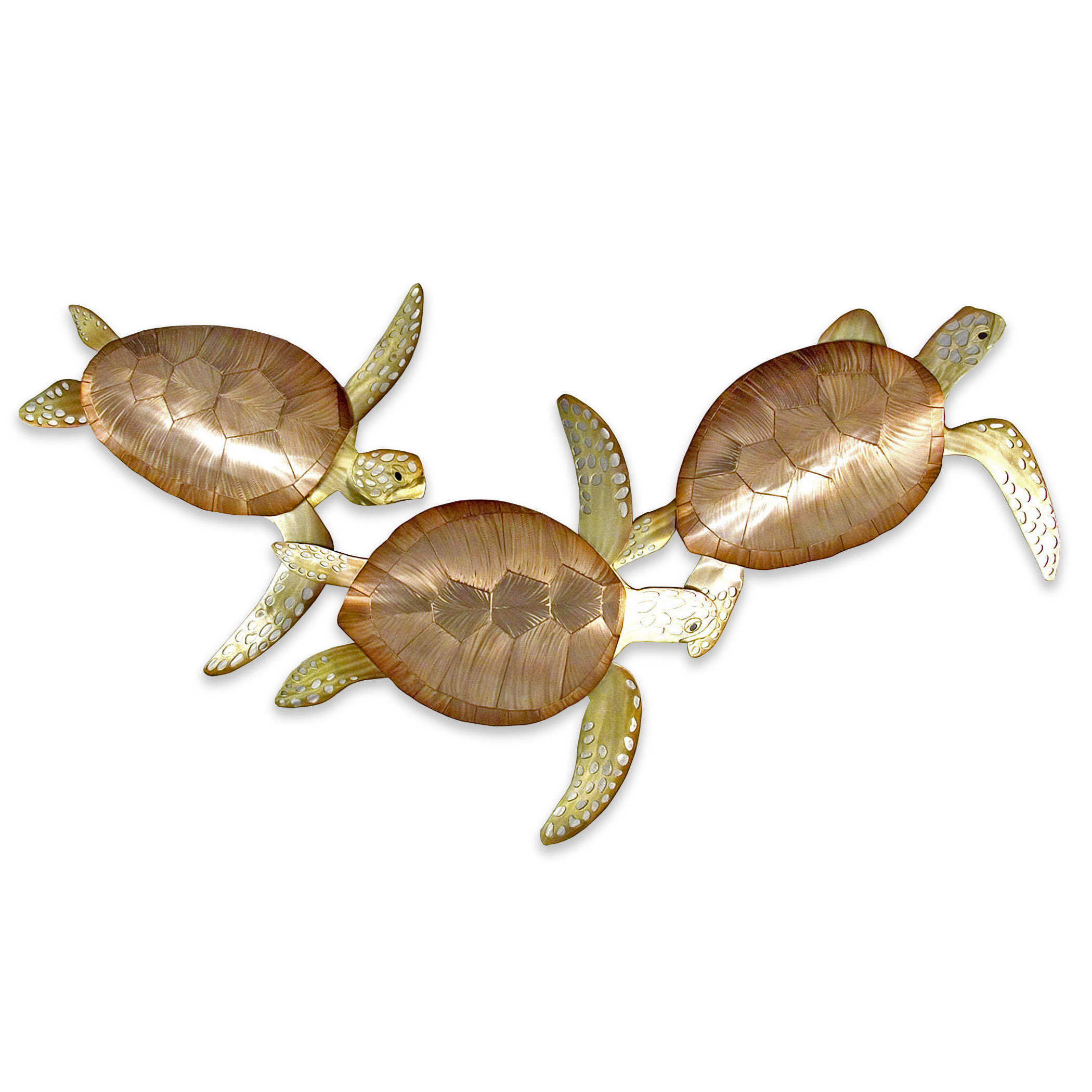 Copper Art Sea Turtle Wall Décor | Wayfair