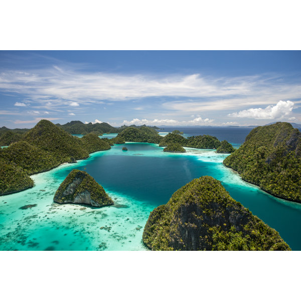 Millwood Pines Lagoon In Wayag, Raja Ampat - Wrapped Canvas Photograph ...