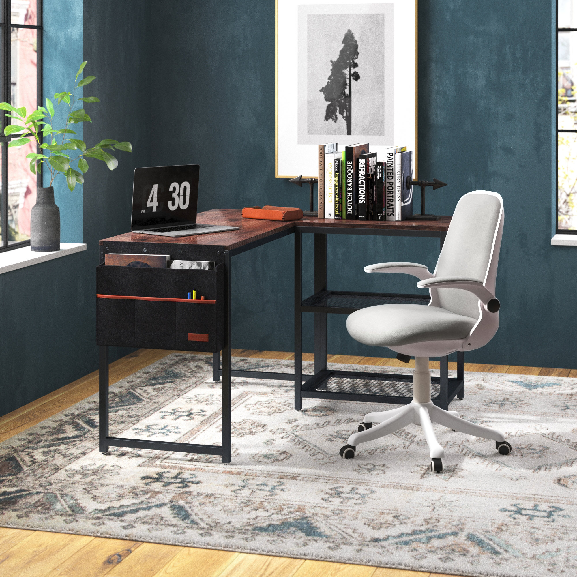 Steelside™ Alani L-Shape Desk | Wayfair