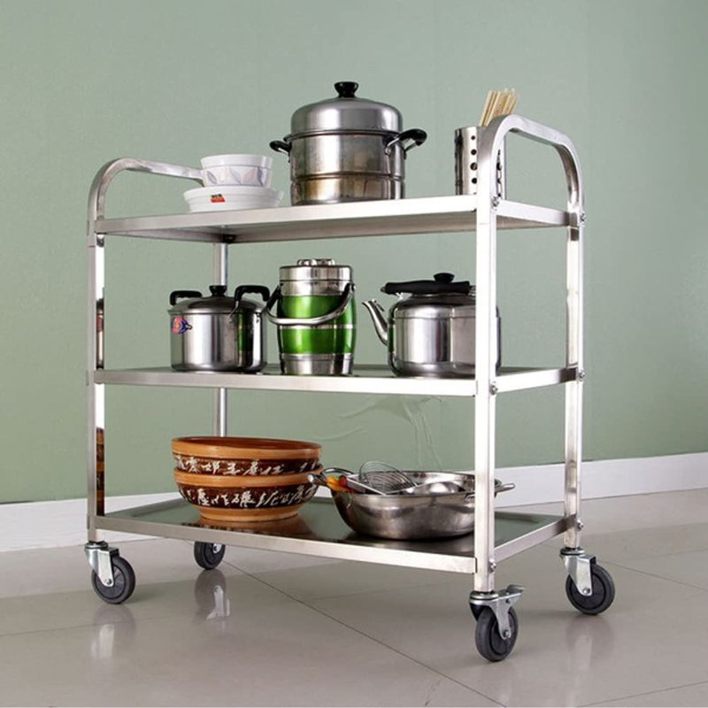 Anman 3 Tier Stainless Steel Utility Cart Suitable for Restaurant ...