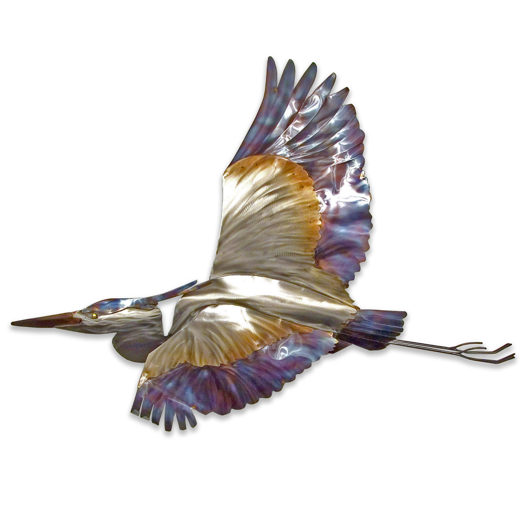 Rosecliff Heights Heron Flying Wall Décor | Wayfair