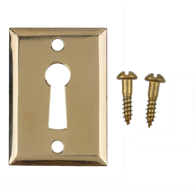 UNIQANTIQ HARDWARE SUPPLY Heavy Keyhole Cover | Wayfair