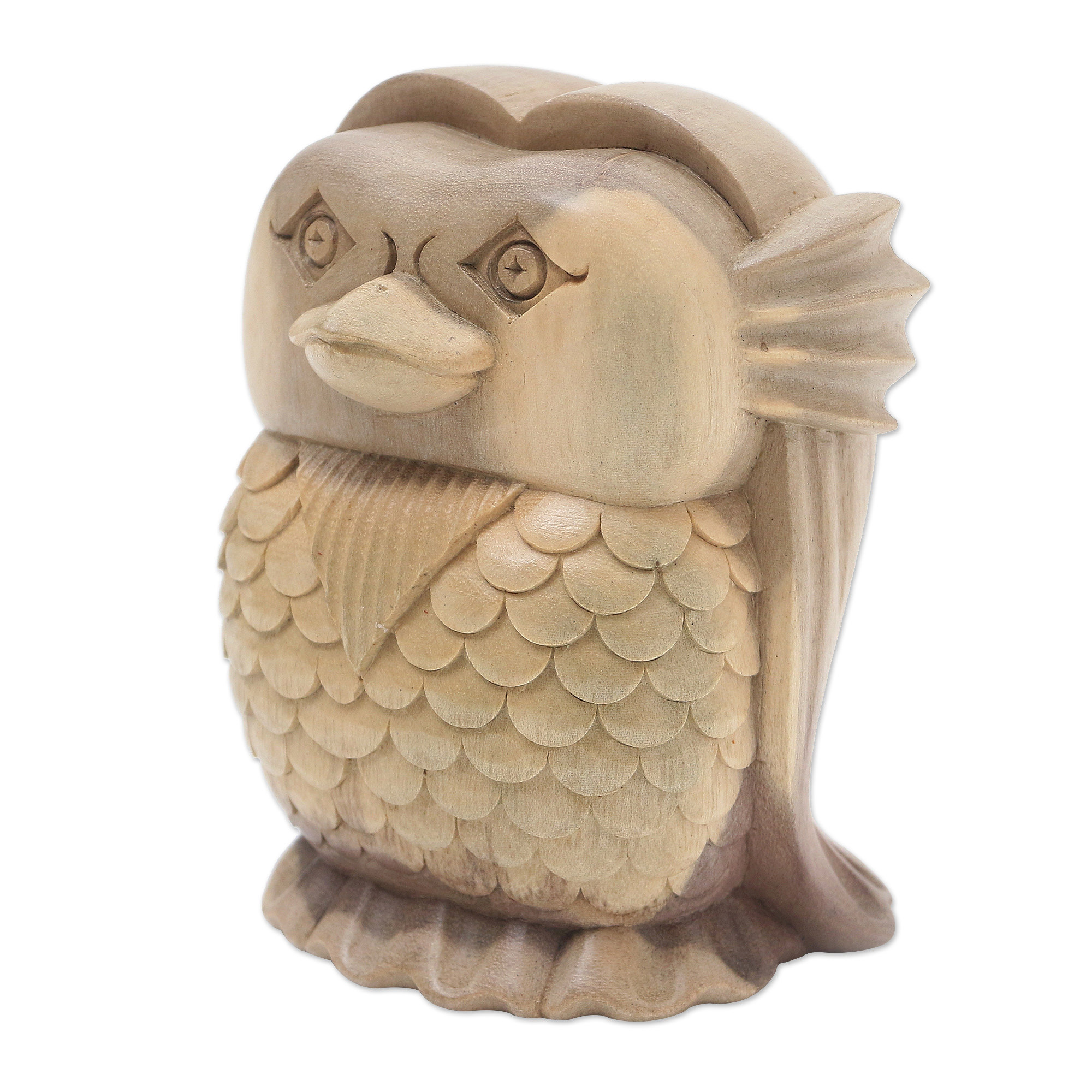 Loon Peak® Handmade Little Friend Wood Statue | Wayfair