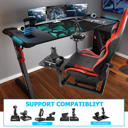 Anman Flight Games Joystick/hotas Mount With Seat Fit Thrustmaster A10c ...