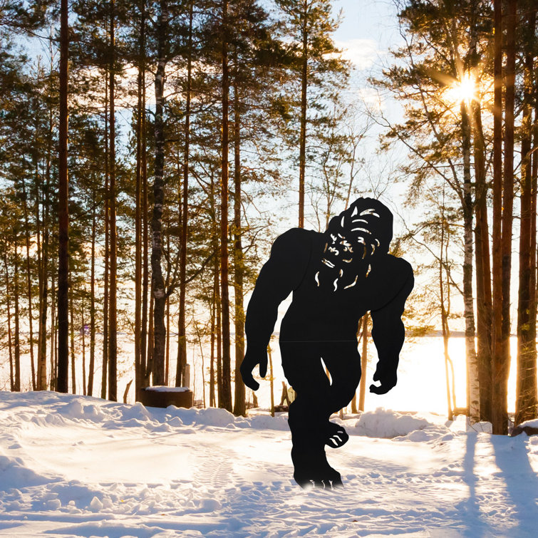 TOETOL Bigfoot Yard Decor Cutout Life Size Cardboard Standup | Wayfair