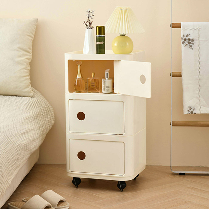 Latitude Run Linetta Side Table with Storage | Wayfair.co.uk