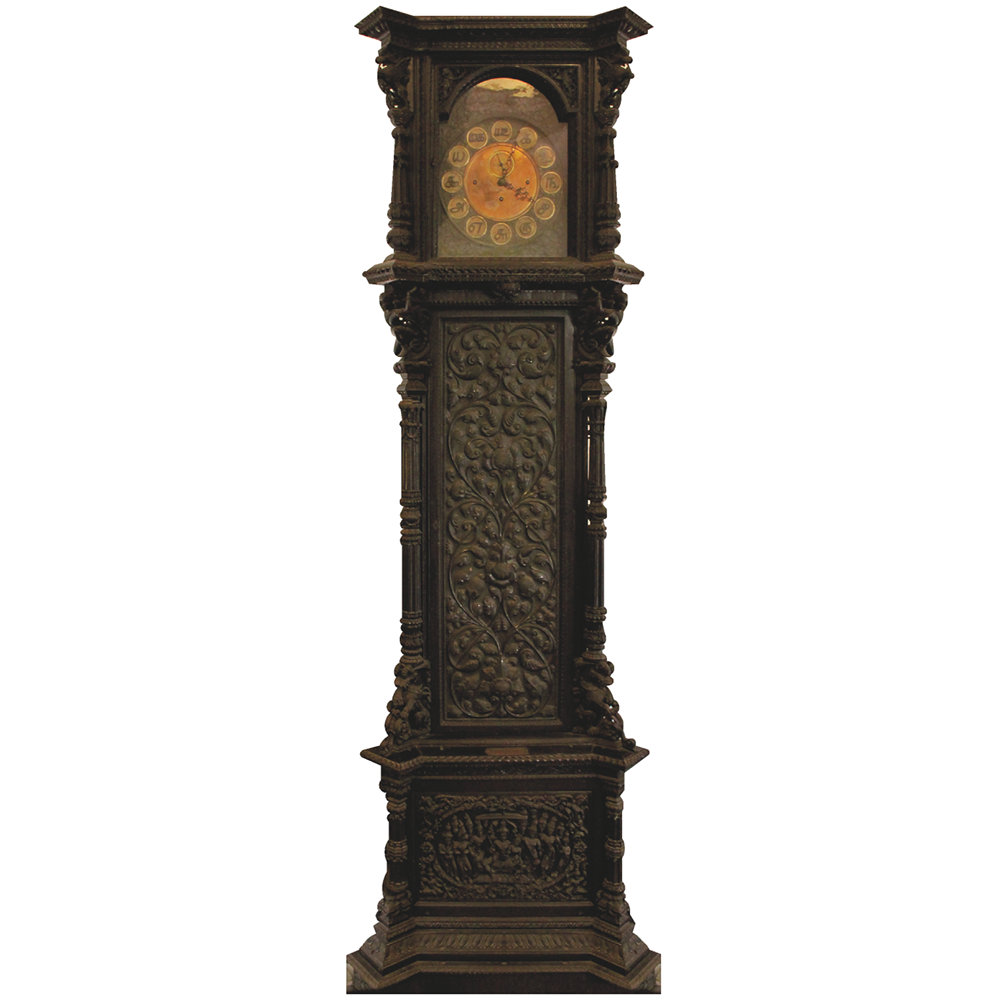 Wet Paint Printing Longcase Clock Cardboard Standup | Wayfair