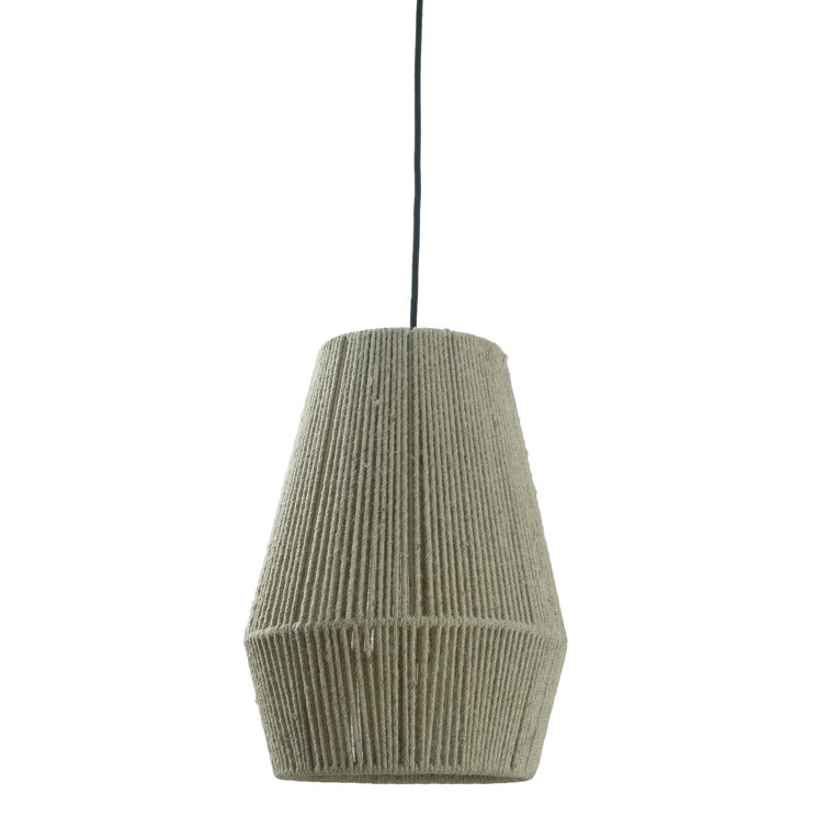 Highland Dunes Juta Natural Jute Hanging Lamp | Wayfair.co.uk