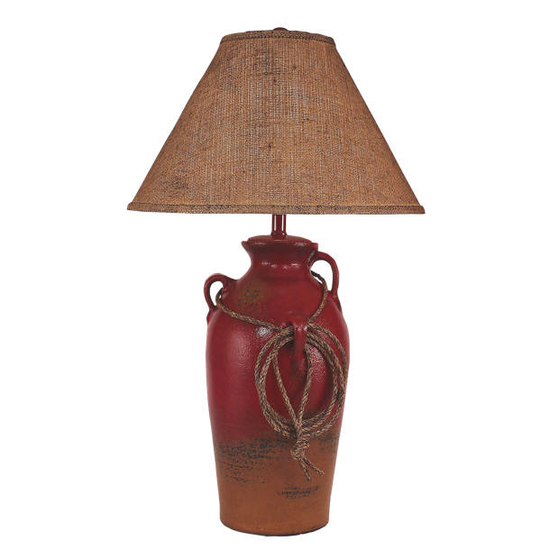 Union Rustic Cannonleague PLASTER Table Lamp & Reviews | Wayfair