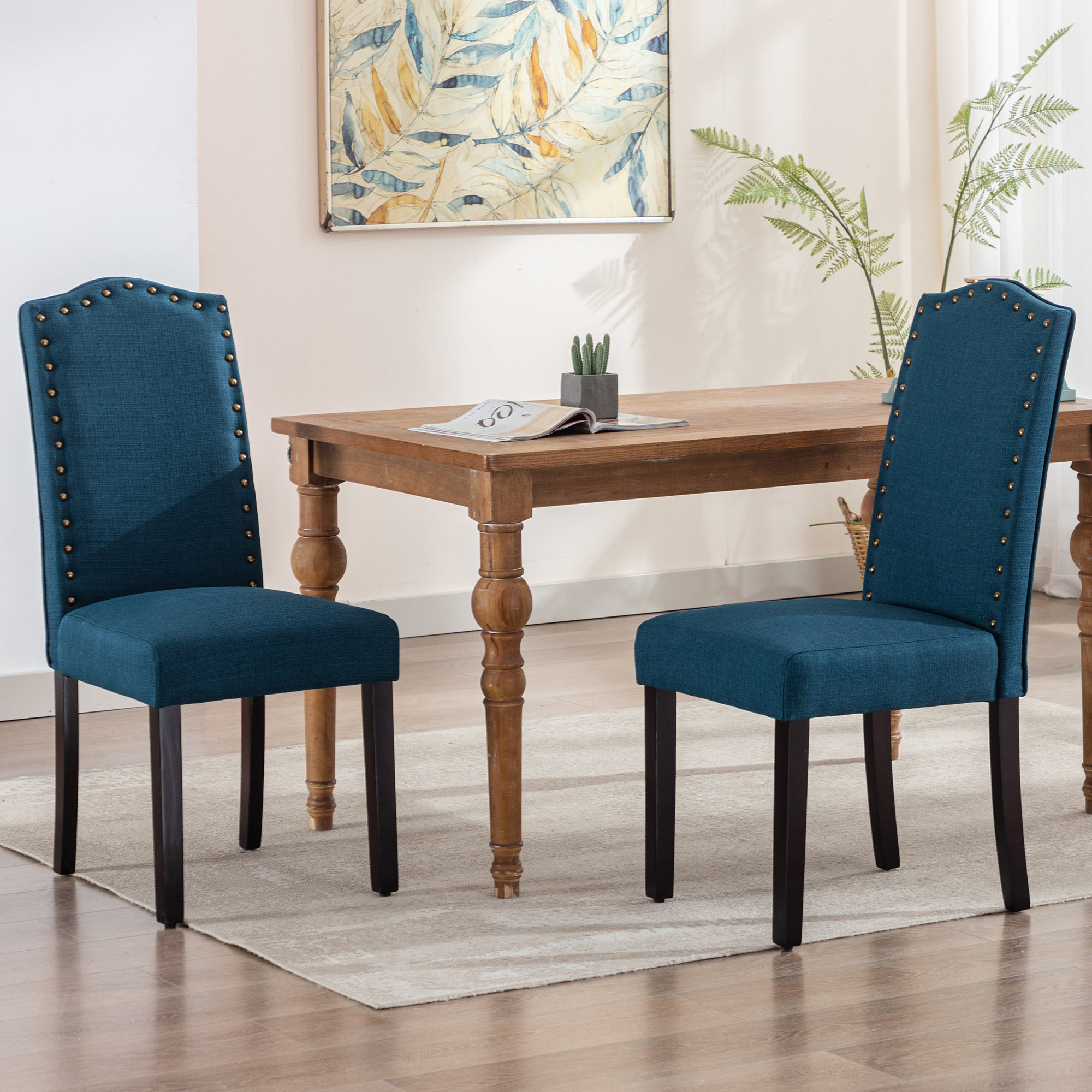 Winston Porter Mourya Linen Parsons Chair & Reviews | Wayfair