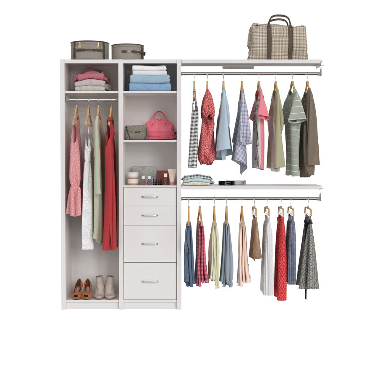 ClosetMaid SpaceCreations Closet System Reach-In-Sets & Reviews | Wayfair