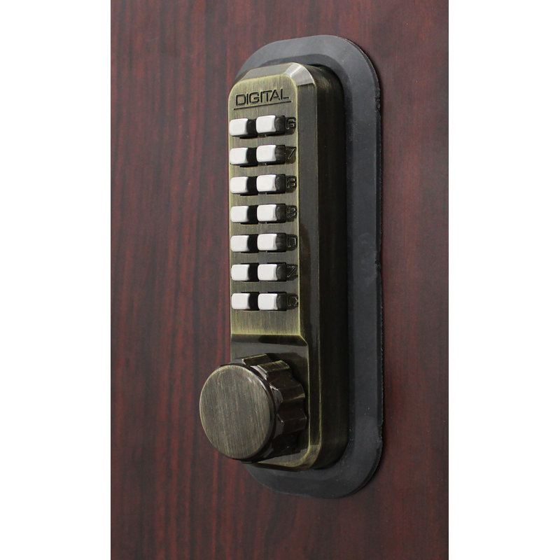 Lockey USA Digital Surface Mount Deadbolt Lock Latch | Wayfair