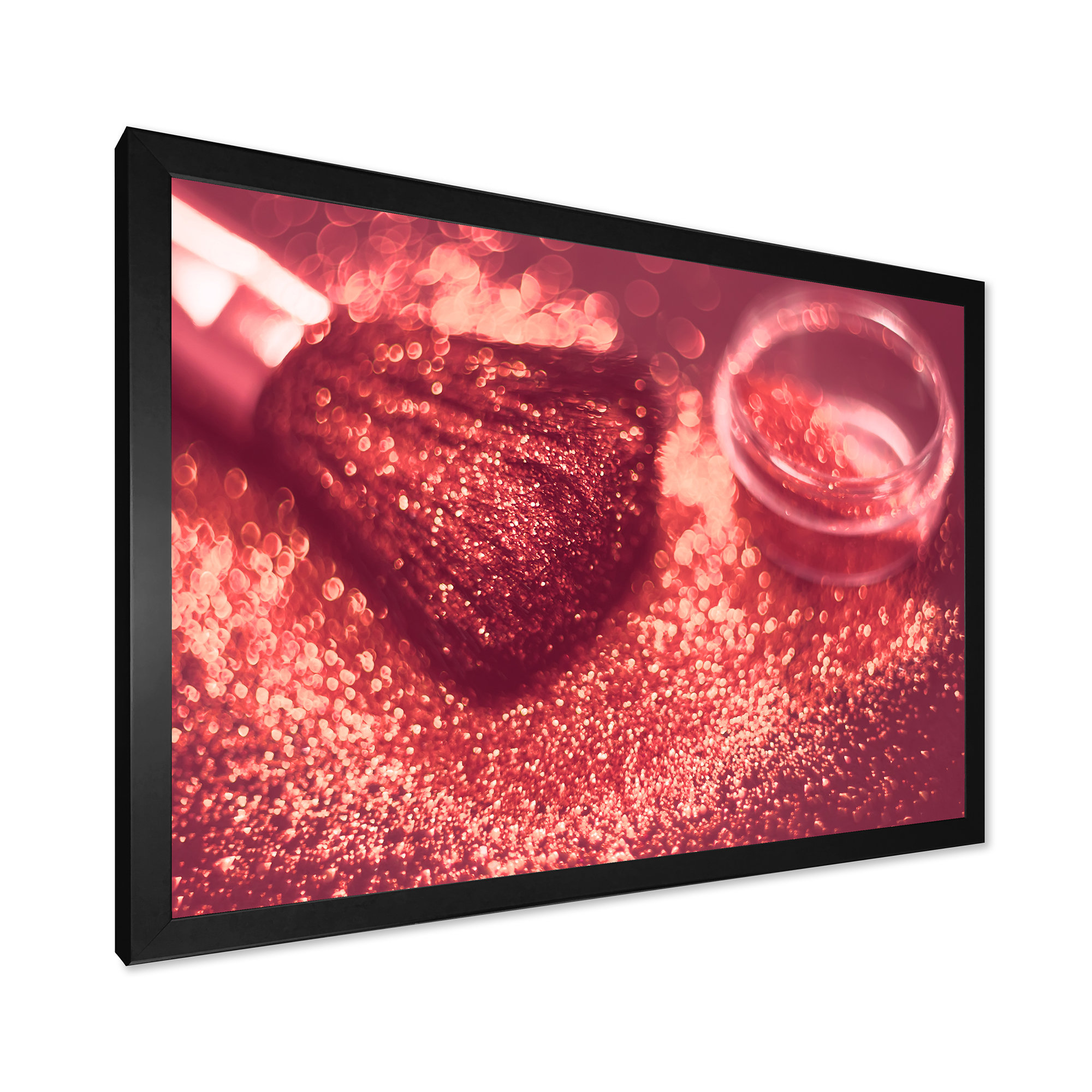 Ebern Designs Red Glitter Sparkle Red Glitter Sparkle - on | Wayfair