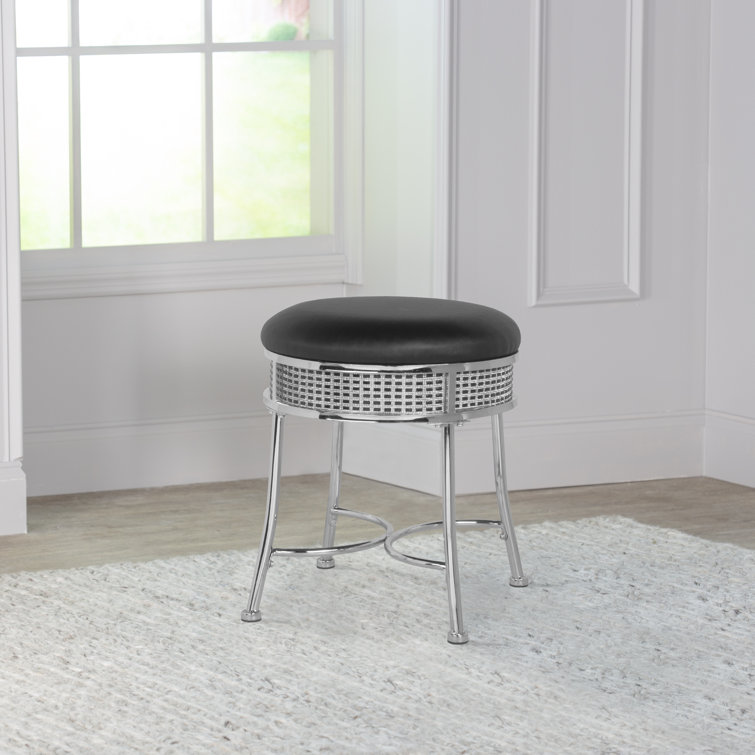 House of Hampton® Oldfield 18'' Tall Metal Vanity Stool & Reviews | Wayfair