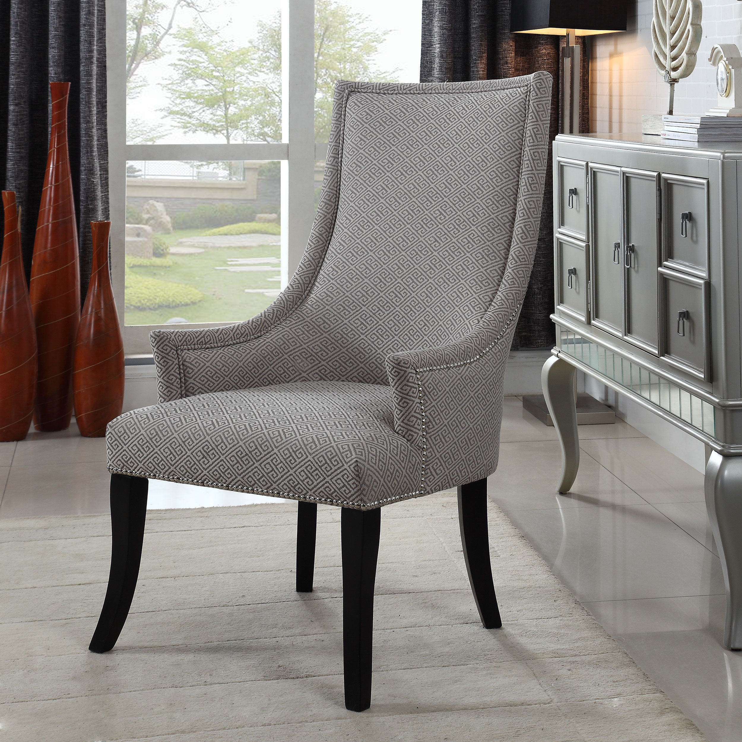 Charlton Home® Burdine Polyester Blend Side Chair & Reviews | Wayfair