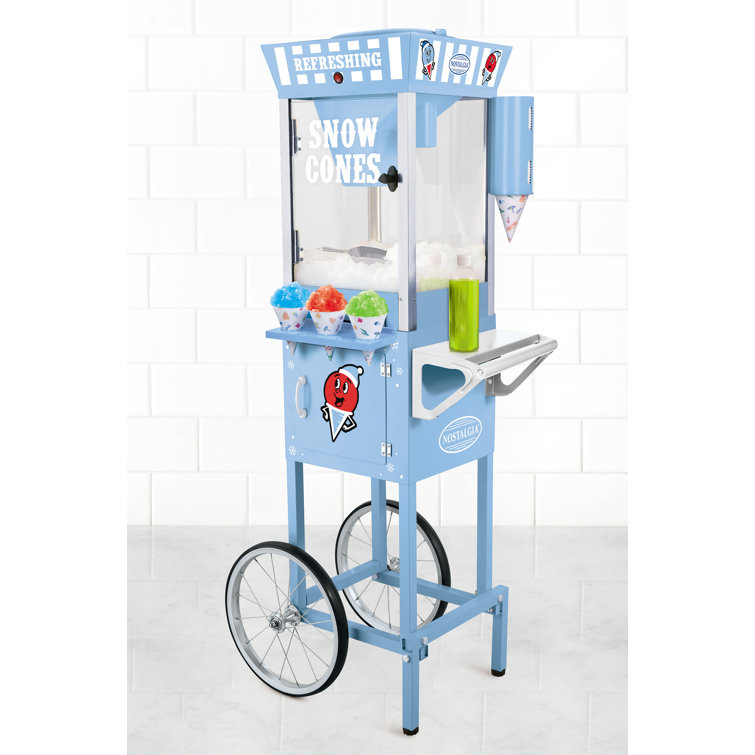 Nostalgia Electrics Nostalgia 54-Inch Tall Snow Cone Cart, Makes 72 Icy ...