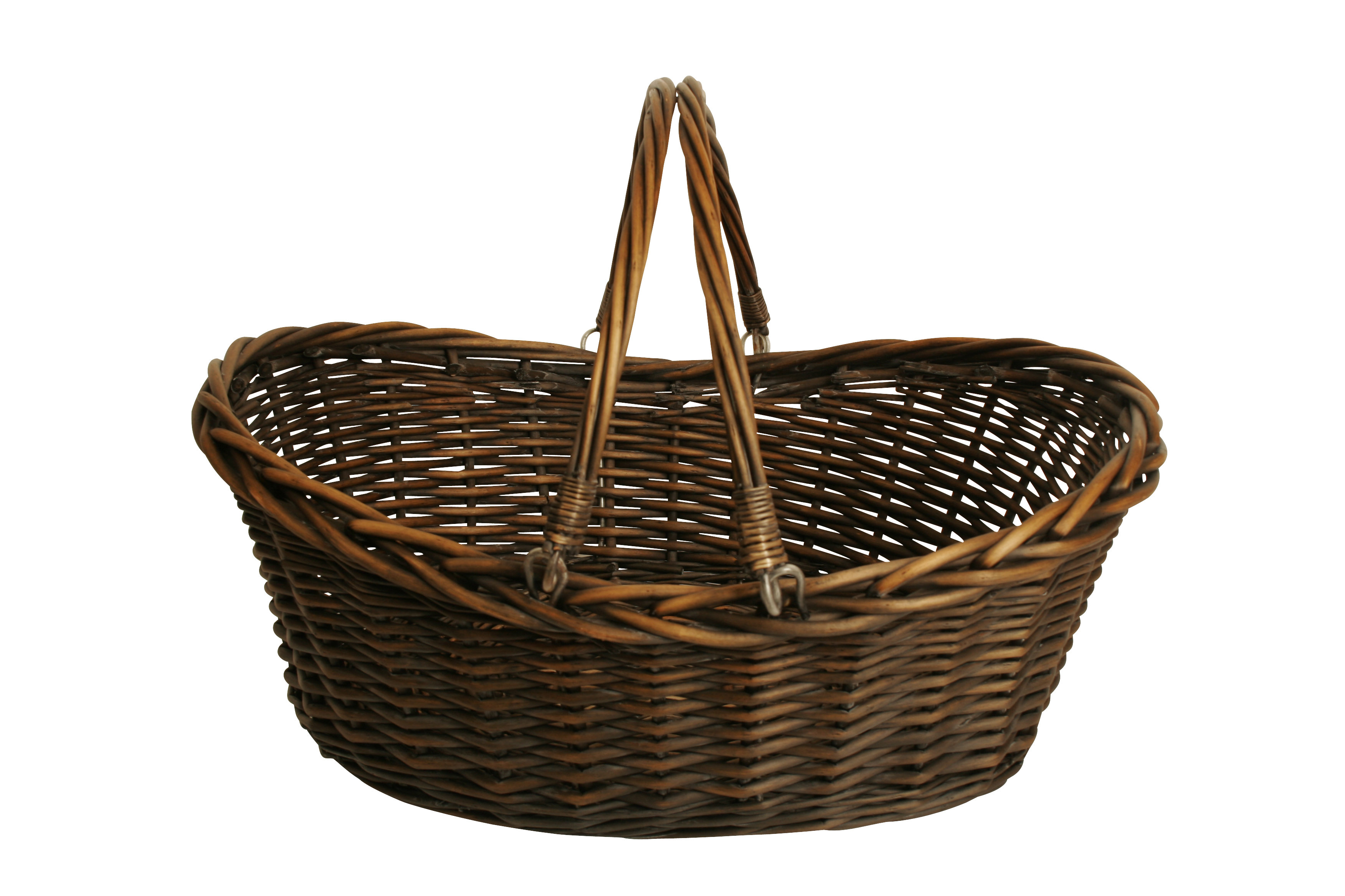 WaldImports Dark Willow Wicker Basket & Reviews | Wayfair