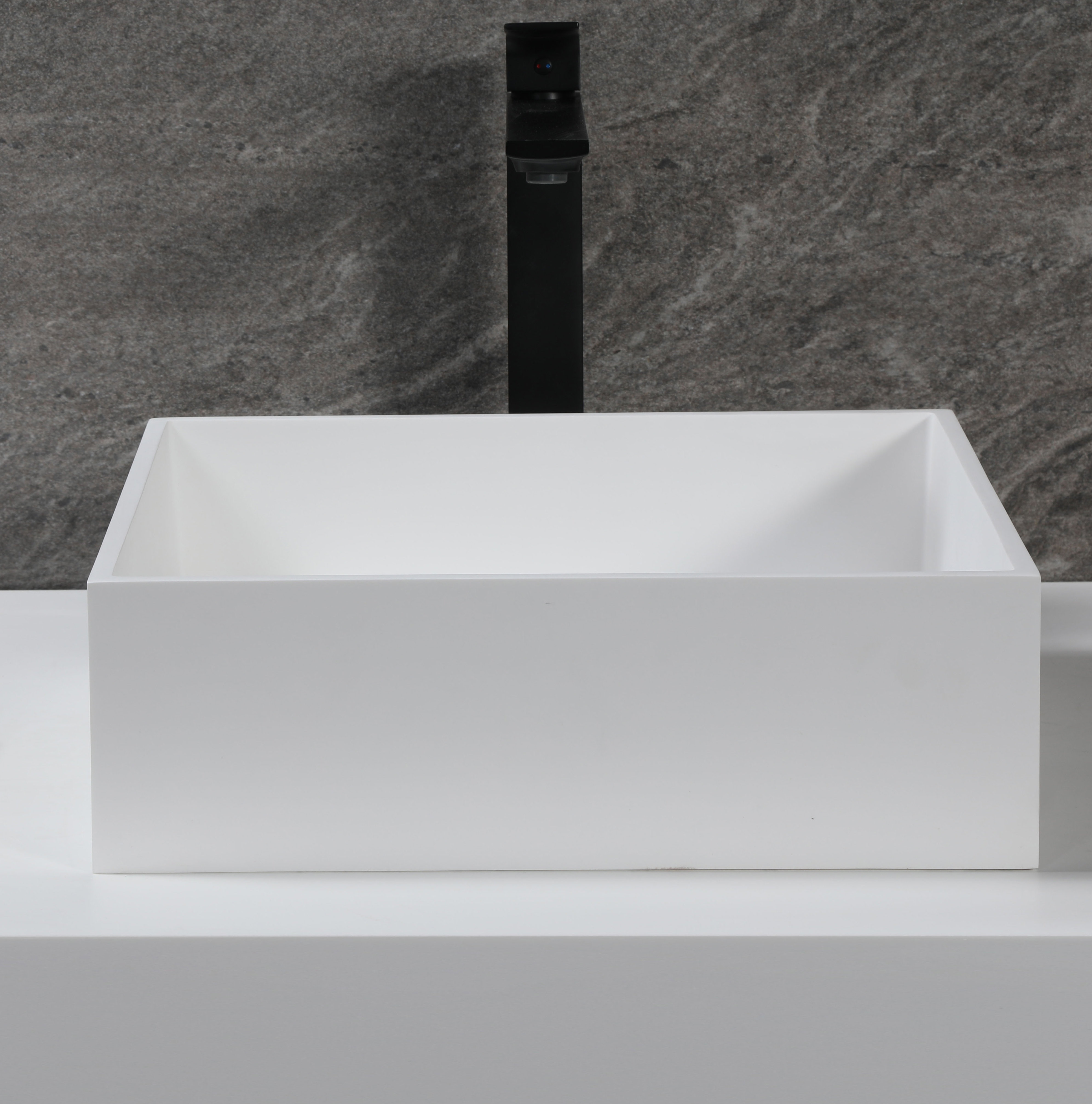 Alfi Brand White Matte Square Vessel Bathroom Sink | Wayfair