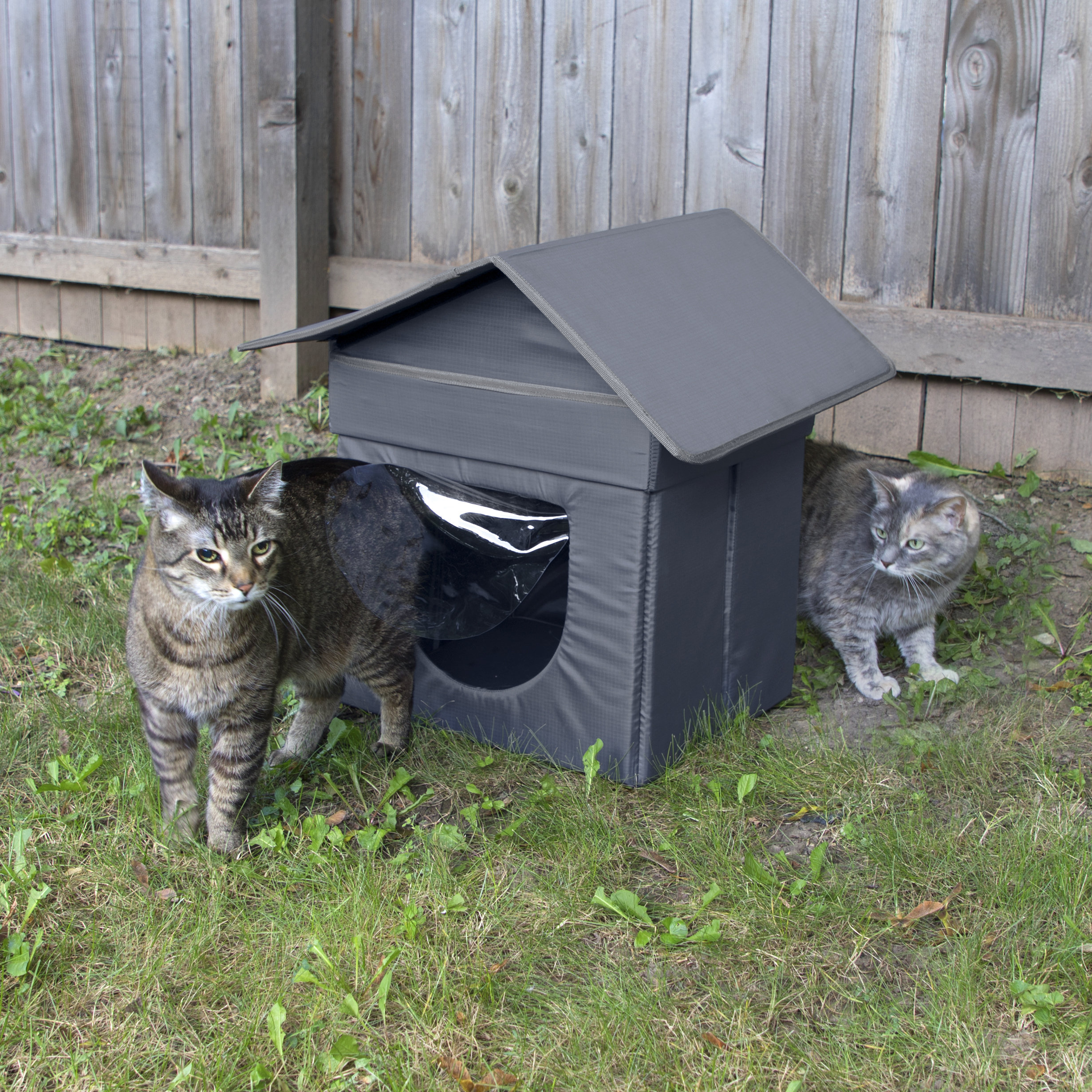 Kitty City Portable Outdoor Cat House | Wayfair