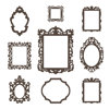 The Decal Guru Antique Picture Frames Wall Decal & Reviews | Wayfair
