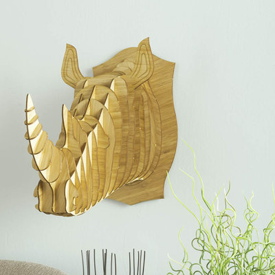 Rhino Head Wall Decor | Wayfair